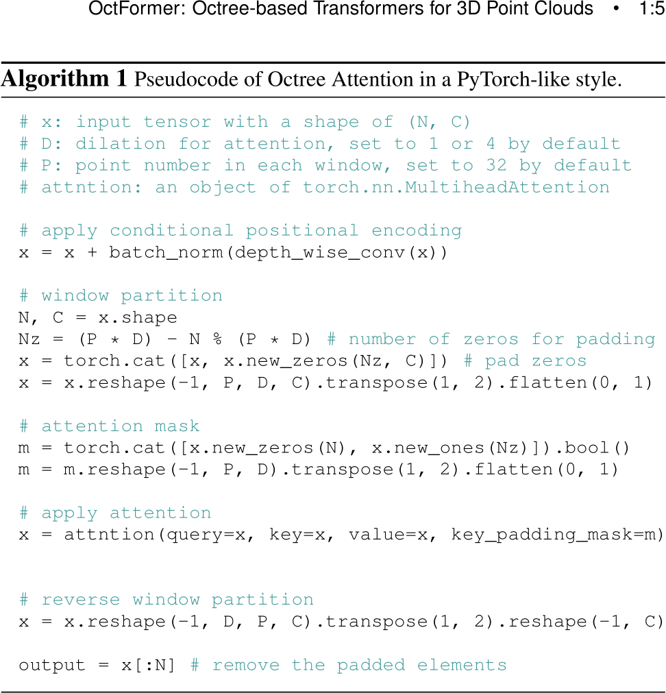 Bytez Octformer Octree Based Transformers For 3d Point Clouds