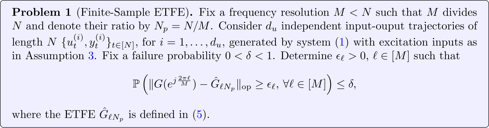 Finite Sample Frequency Domain Identification | Bytez