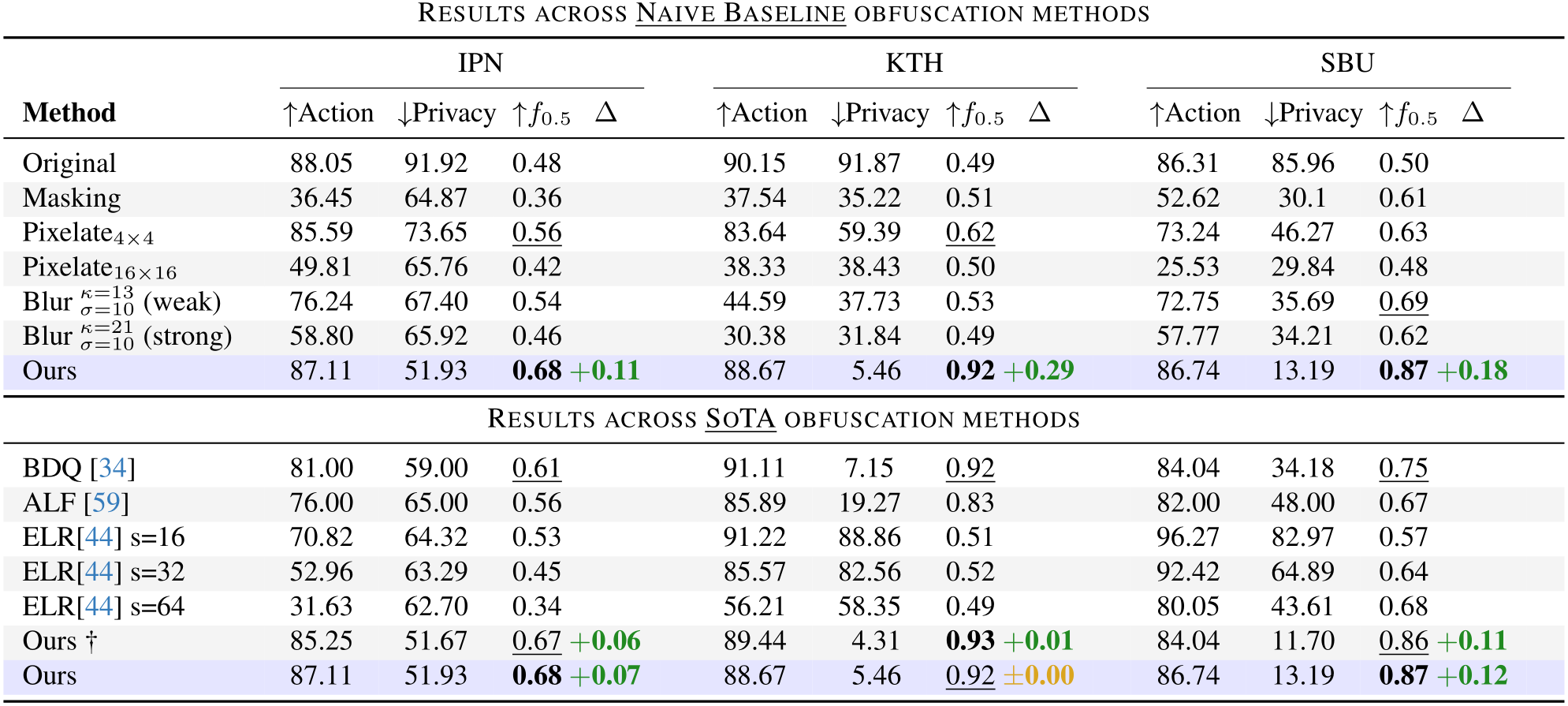 Selective Interpretable and Motion Consistent Privacy Attribute Obfuscation for Action ...
