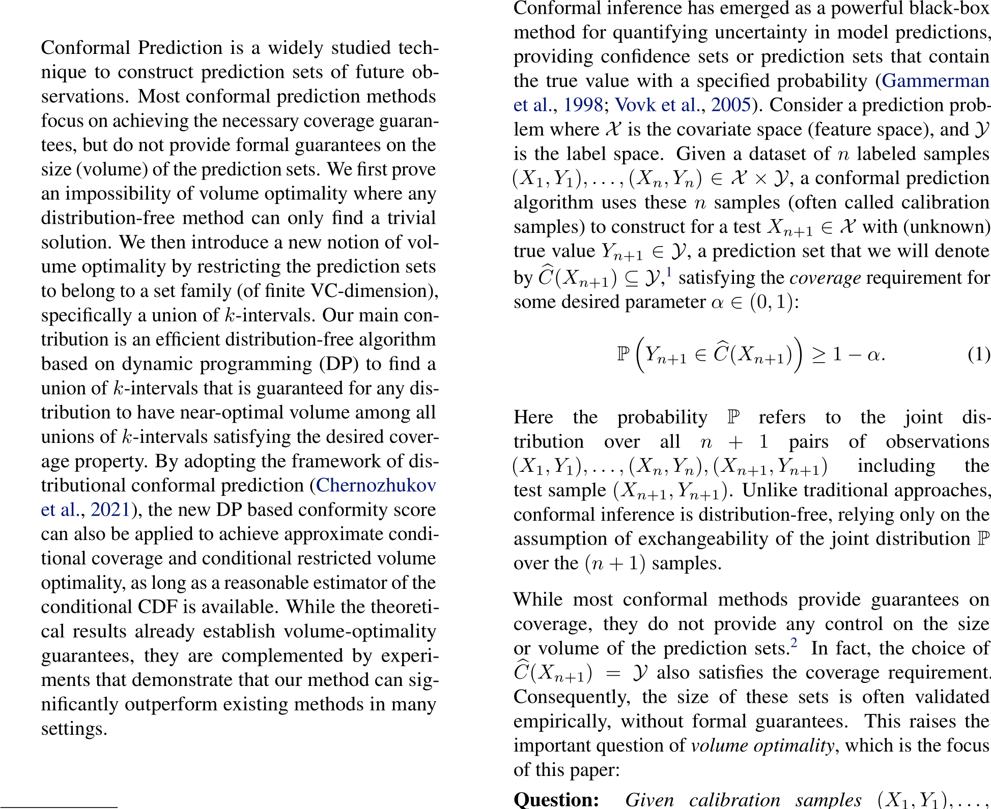 (X1, Y1), . . . , (Xn, Yn) ∈ X × Y